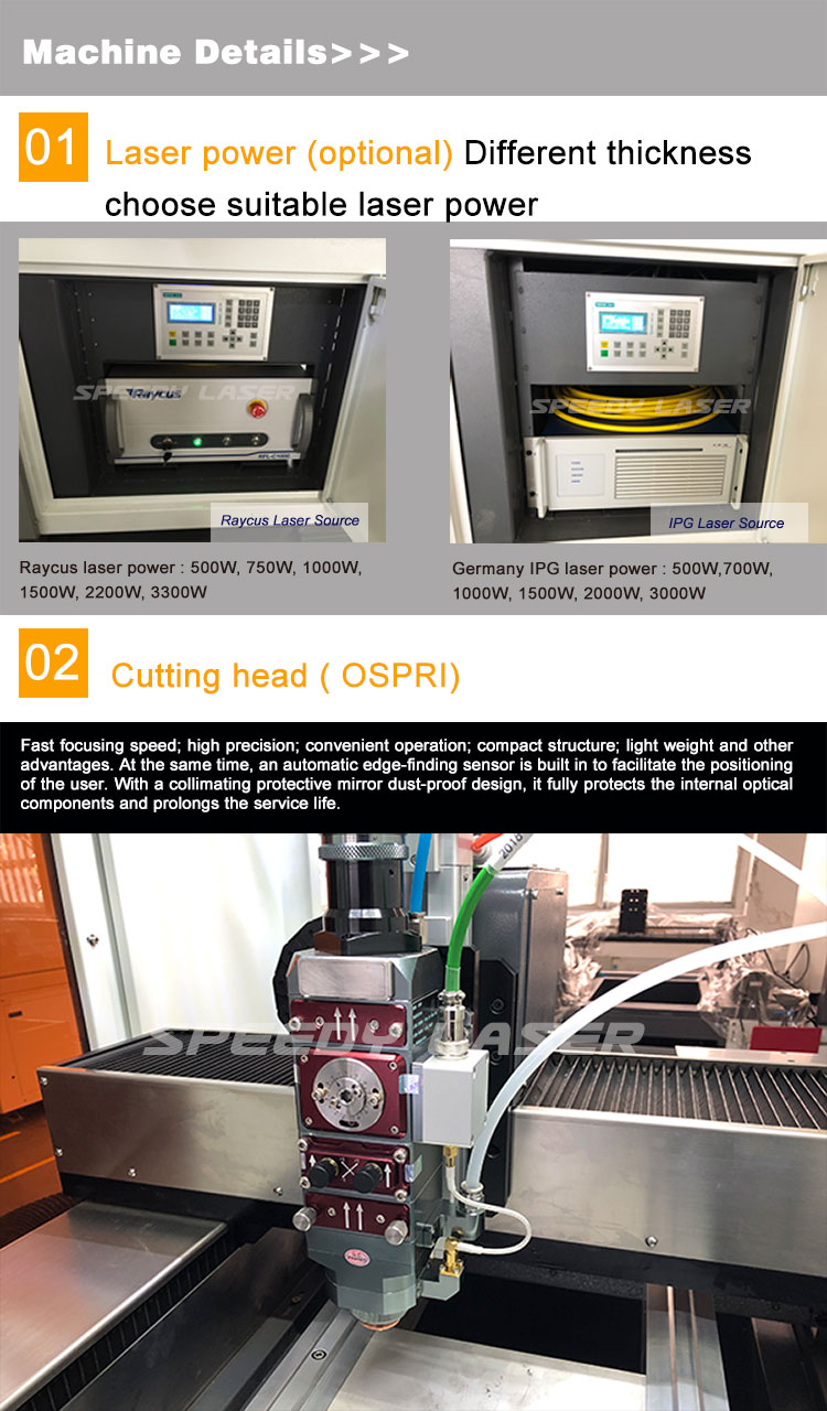 SL-6040F Small fiber laser cutting machine from China manufacturer ...